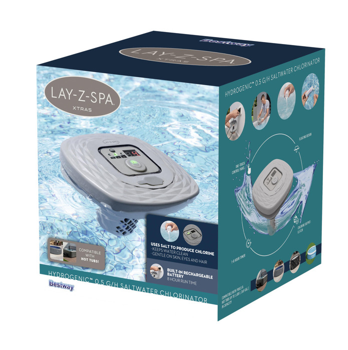 Bestway Lay Z Spa Hydrogenic Saltvandsklorinator Jem Fix Bestway Lay Z Spa Hydrogenic Saltvandsklorinator Jem Fix